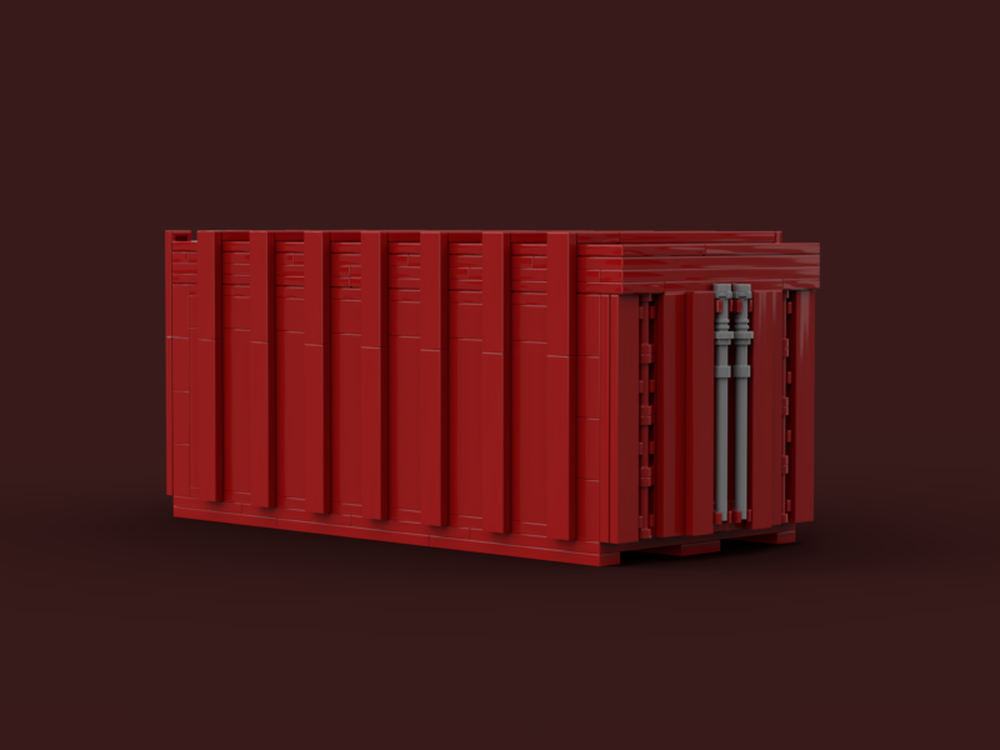 LEGO MOC Shipping Container by beartbh1 | Rebrickable - Build with LEGO