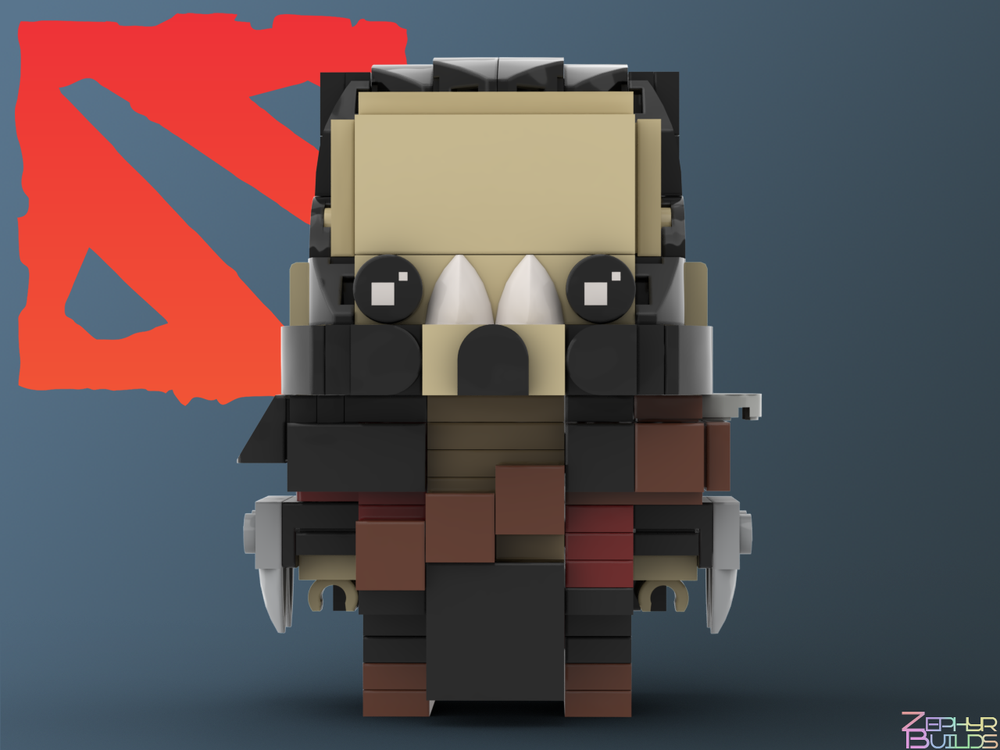 LEGO MOC DOTA 2 Lycan/Banehallow Brickheadz by ZephyrBuilds ...