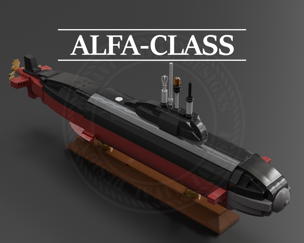 LEGO MOC Alfa-class submarine by JREYDesigns | Rebrickable - Build with ...