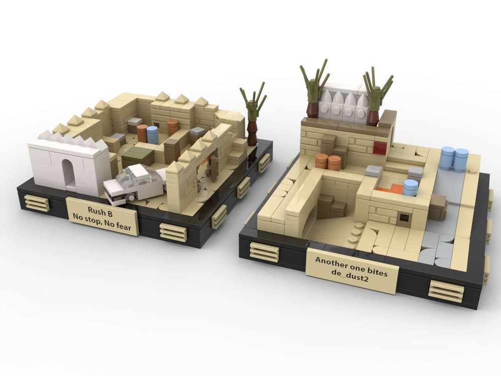 LEGO MOC Dust 2 - Bombsite B - Counter Strikre by polygoni ...