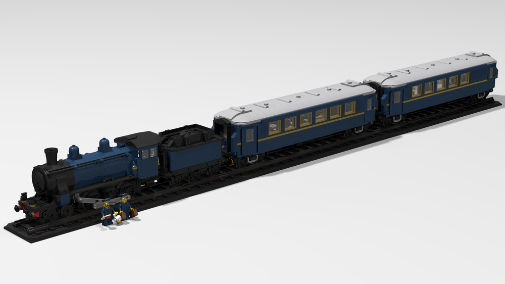 LEGO MOC 10 wide version of The Orient Express Train by JamesBangying ...