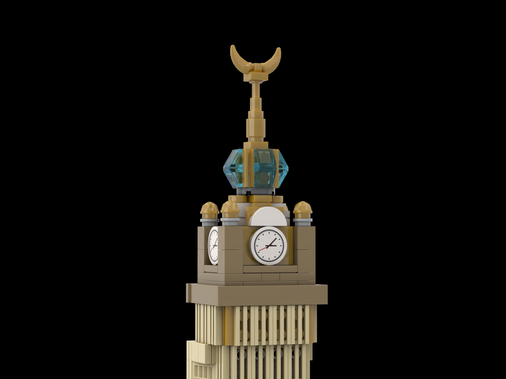 LEGO MOC Makkah Clock Royal Tower by Taters | Rebrickable - Build with LEGO