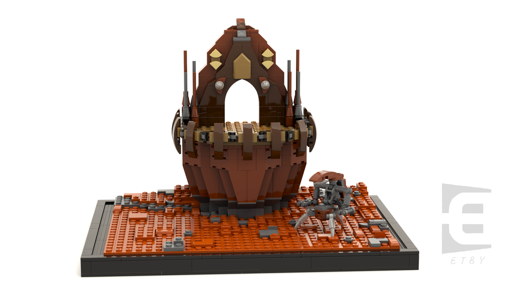 LEGO MOC Geonosian Arena by ETBYbrickz | Rebrickable - Build with LEGO