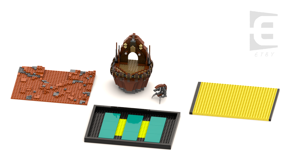 LEGO MOC Geonosian Arena by ETBYbrickz | Rebrickable - Build with LEGO