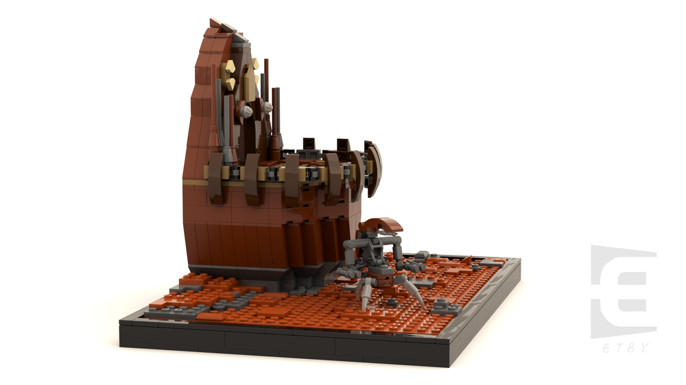 LEGO MOC Geonosian Arena by ETBYbrickz | Rebrickable - Build with LEGO