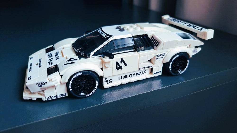 LEGO MOC Lamborghini Countach LBWK by Bonta | Rebrickable - Build with LEGO