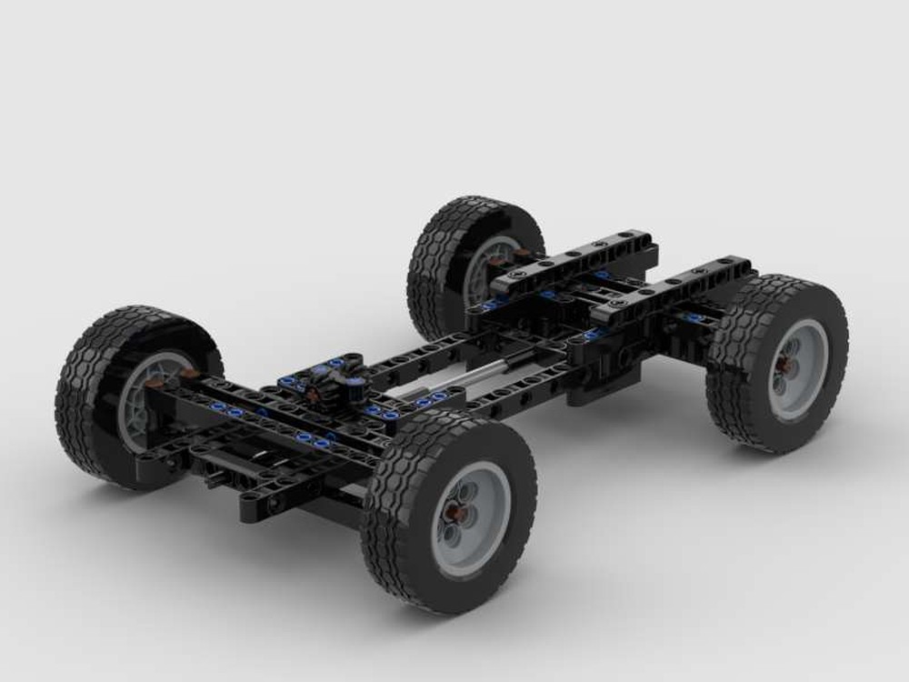 LEGO MOC Chassis (4x4) by Treckerboy | Rebrickable - Build with LEGO