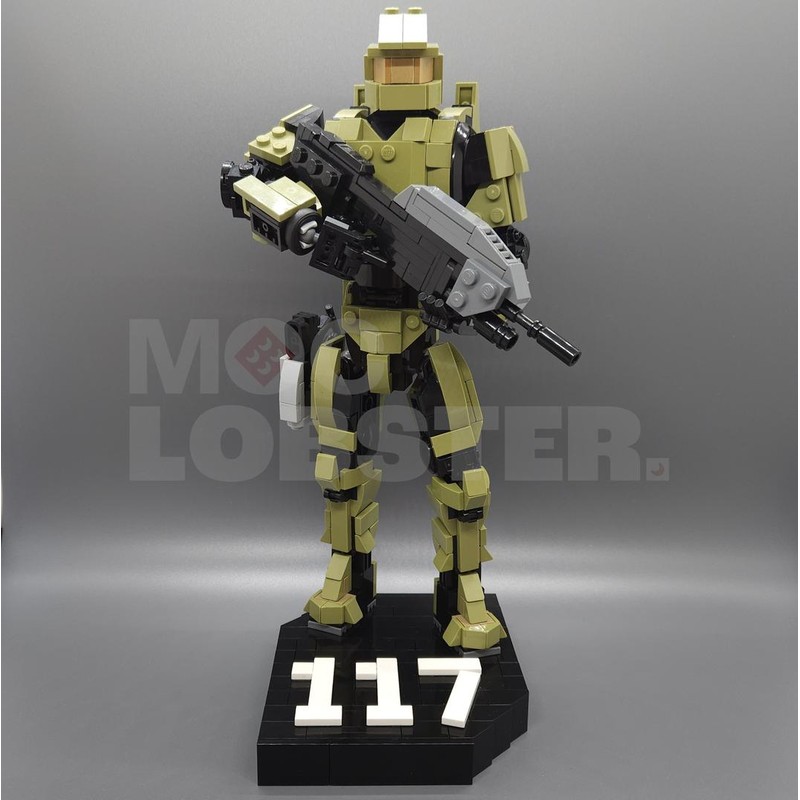 LEGO MOC Halo: Master Chief by Moc_Lobster | Rebrickable - Build with LEGO