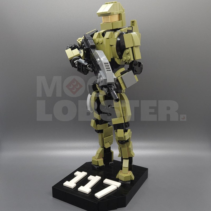 LEGO MOC Halo: Master Chief by Moc_Lobster | Rebrickable - Build with LEGO