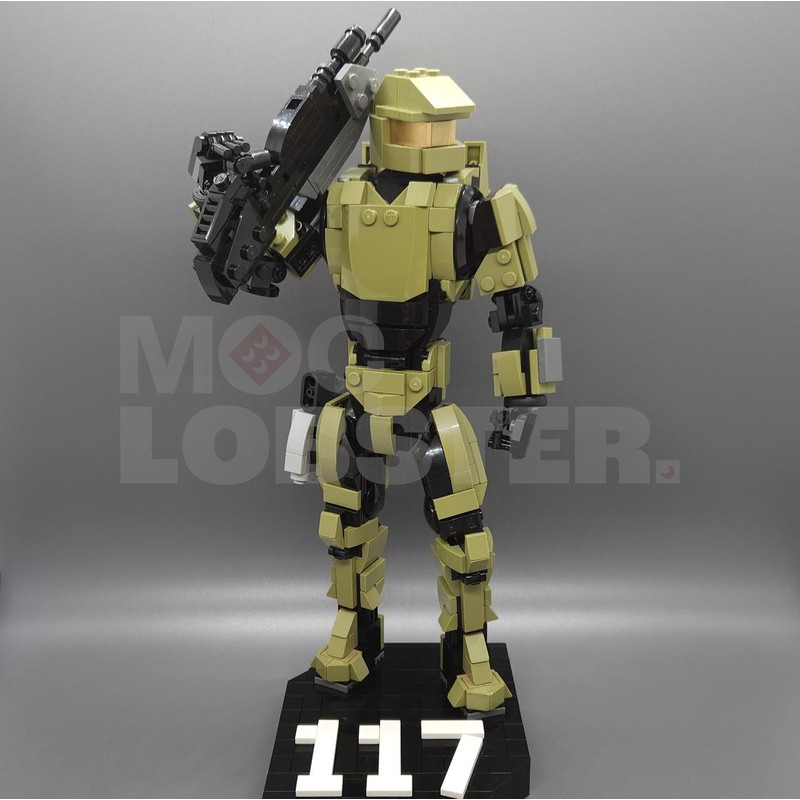 LEGO MOC Halo: Master Chief by Moc_Lobster | Rebrickable - Build with LEGO