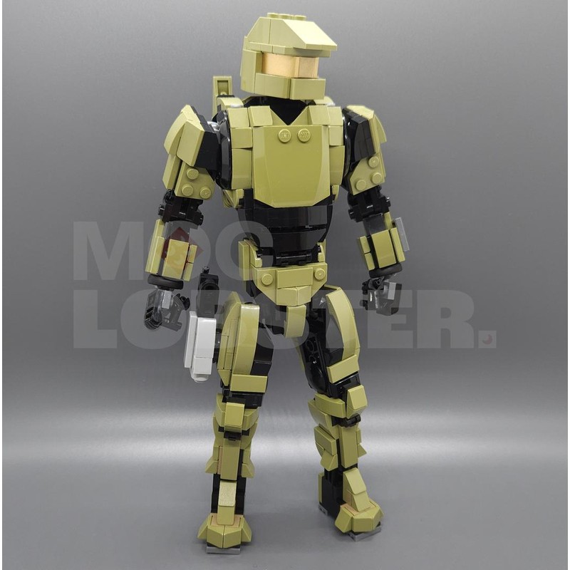 LEGO MOC Halo: Master Chief by Moc_Lobster | Rebrickable - Build with LEGO