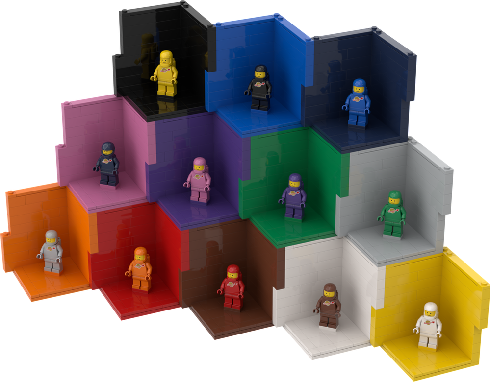 LEGO MOC Monochrome Habitat - Classic Space V2 by VDWWD | Rebrickable ...