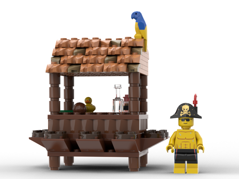 LEGO MOC Swim up bar by Littlehof5 | Rebrickable - Build with LEGO