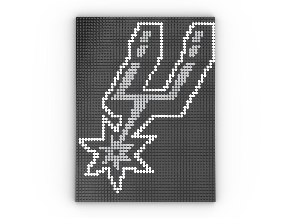 LEGO MOC San Antonio Spurs Logo by Antman1022 | Rebrickable - Build ...