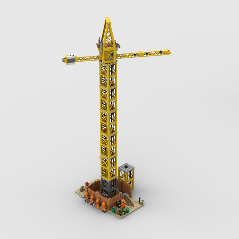 LEGO MOC Tower Crane by BrickMind | Rebrickable - Build with LEGO