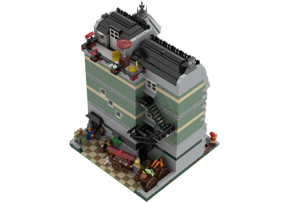 LEGO MOC Farmers Market - Backyard MOC for set #10185 "Green Grocer" by ...
