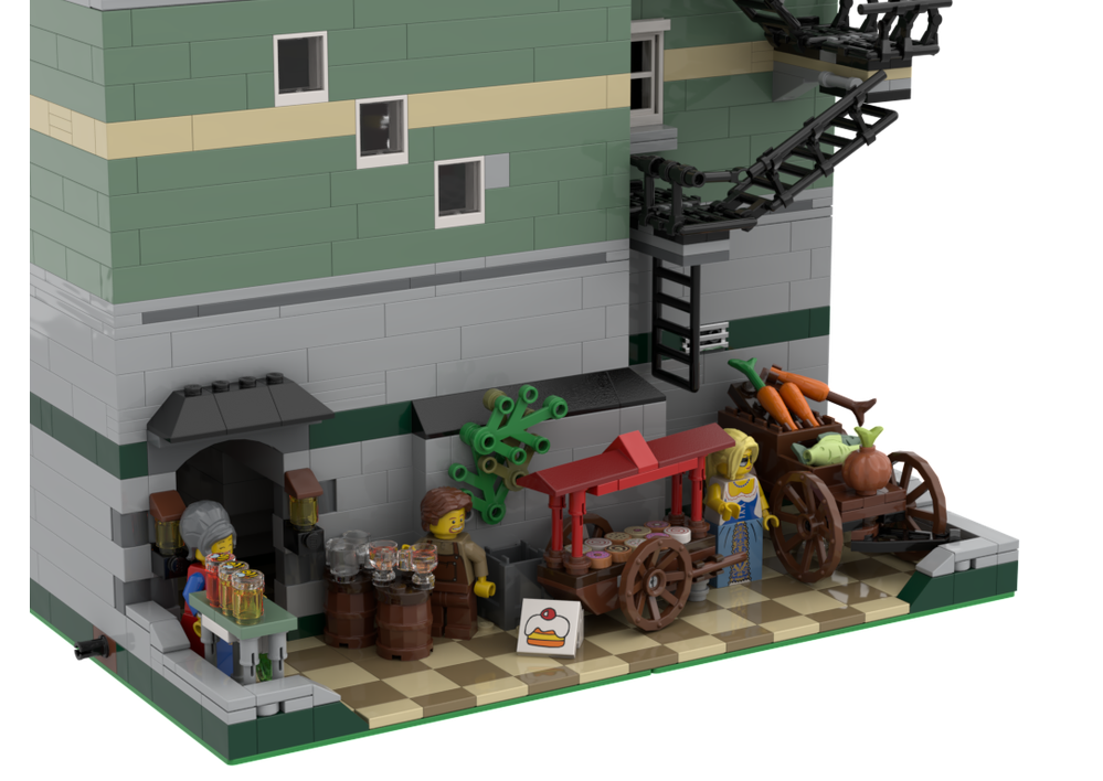 LEGO MOC Farmers Market - Backyard MOC for set #10185 "Green Grocer" by ...