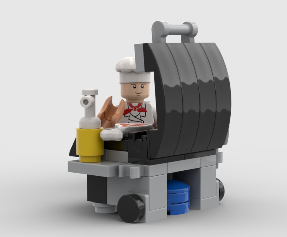 LEGO MOC Barbecue by Thierry | Rebrickable - Build with LEGO