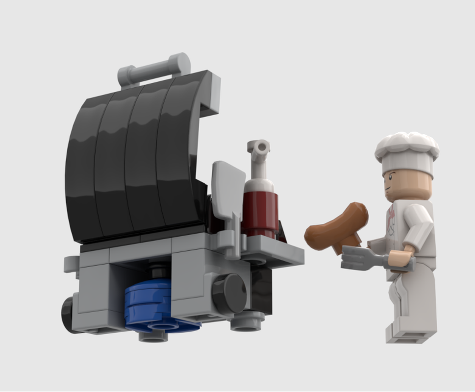 LEGO MOC Barbecue by Thierry | Rebrickable - Build with LEGO
