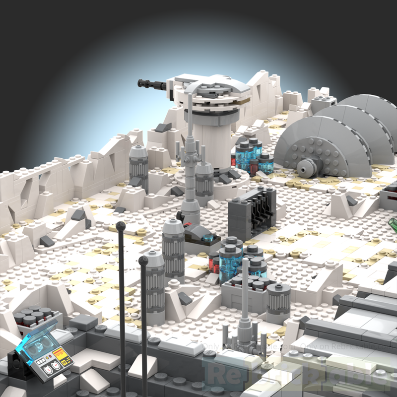 LEGO MOC-178001 Hoth battle base trenchline by LucSoleBricks ...