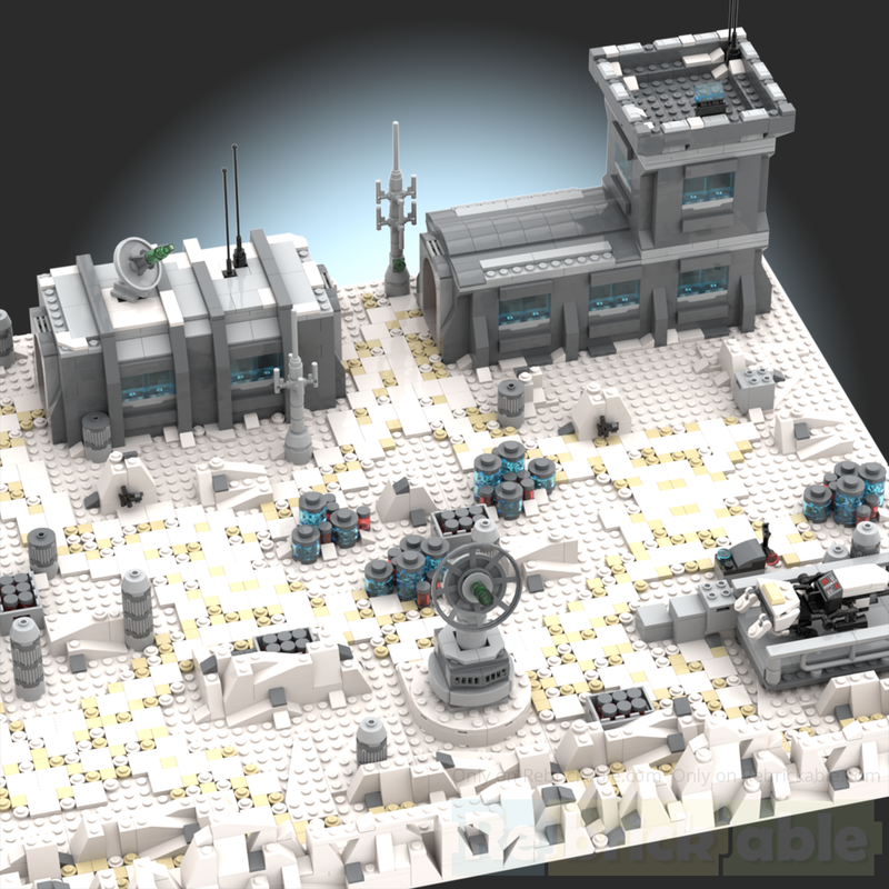 LEGO MOC-178001 Hoth battle base trenchline by LucSoleBricks ...