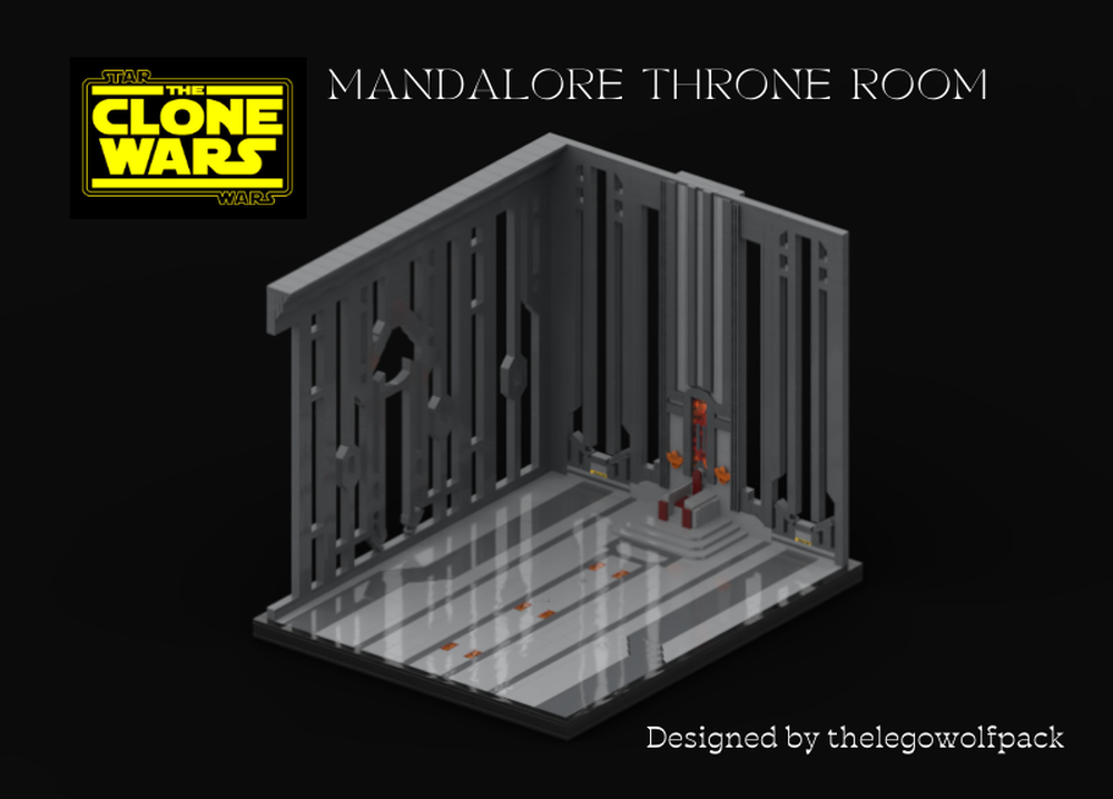 LEGO MOC Mandalore throne room by thelegowolfpack | Rebrickable - Build ...