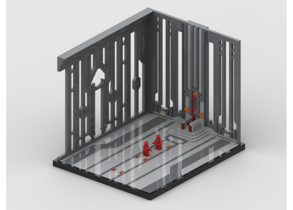 LEGO MOC Mandalore throne room by thelegowolfpack | Rebrickable - Build ...