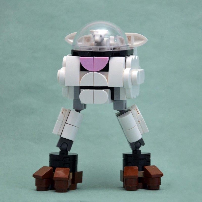 LEGO MOC Easter Lamb Mech by Kritch | Rebrickable - Build with LEGO