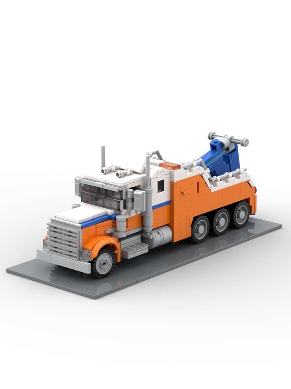 LEGO MOC Giant Tow Truck inspired by 42128 in MiniFig Scale by williweb | Rebrickable - Build ...