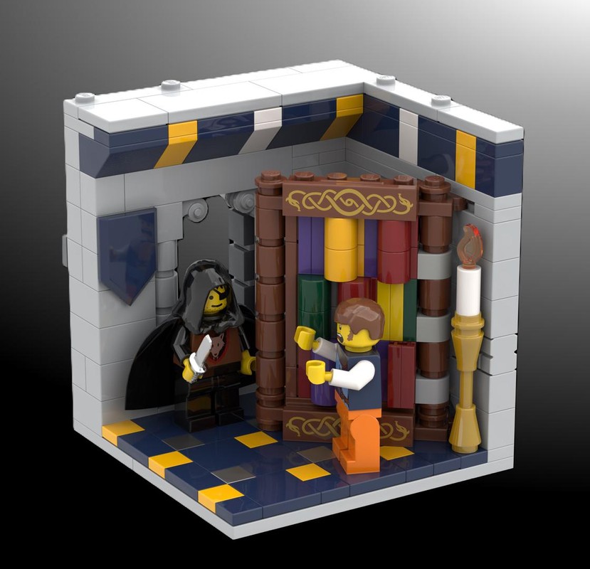 LEGO MOC Assassination at the Library by mrnoeb | Rebrickable - Build ...