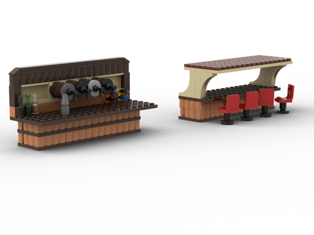 LEGO MOC Tropical pirate bar by Littlehof5 | Rebrickable - Build with LEGO