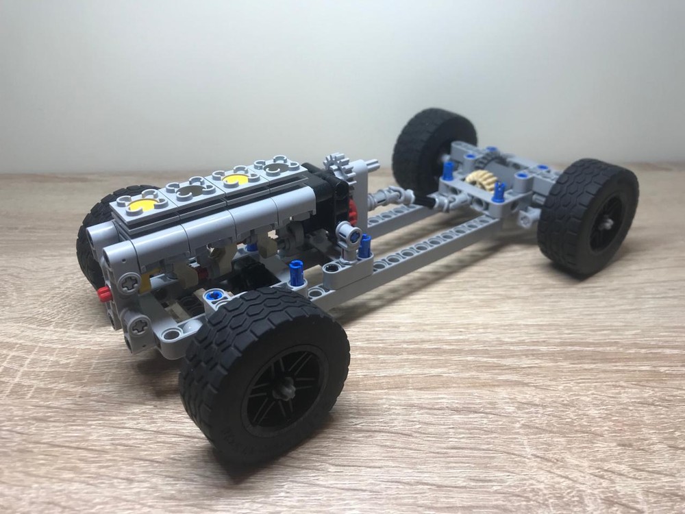 LEGO MOC Rwd chassis by ahsas5726 | Rebrickable - Build with LEGO