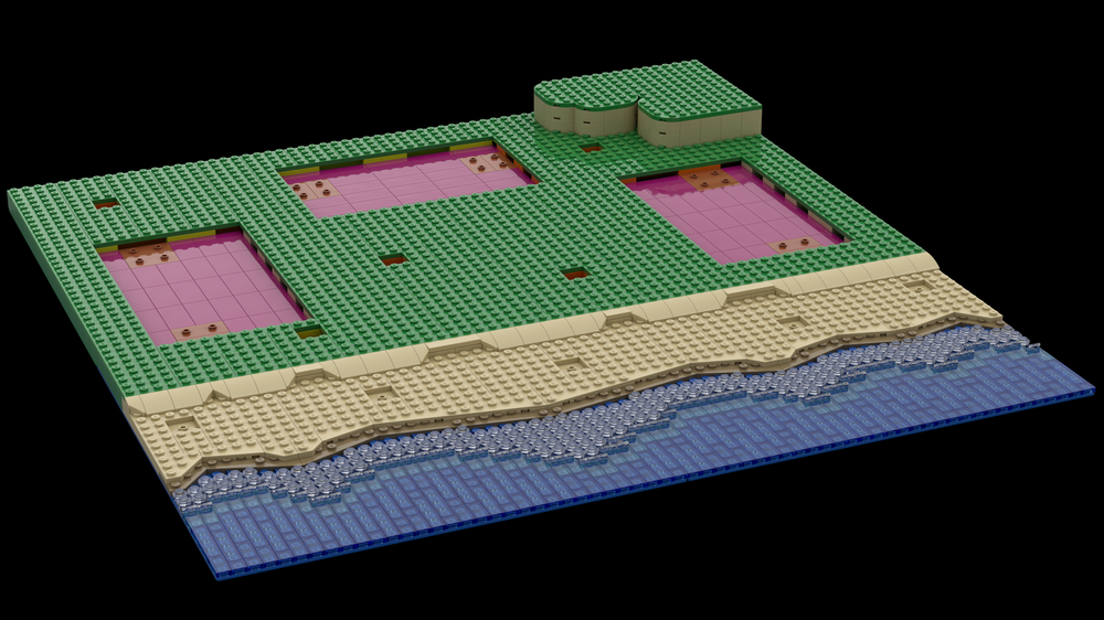 LEGO MOC Animal Crossing Display Island by iAudix | Rebrickable - Build ...