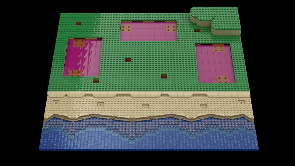 LEGO MOC Animal Crossing Display Island by iAudix | Rebrickable - Build ...