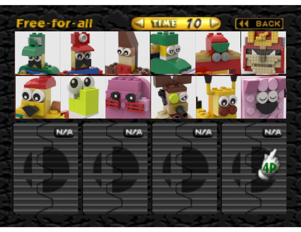 LEGO MOC 11021 Smash Bros 64 by danielberg44 | Rebrickable - Build with ...