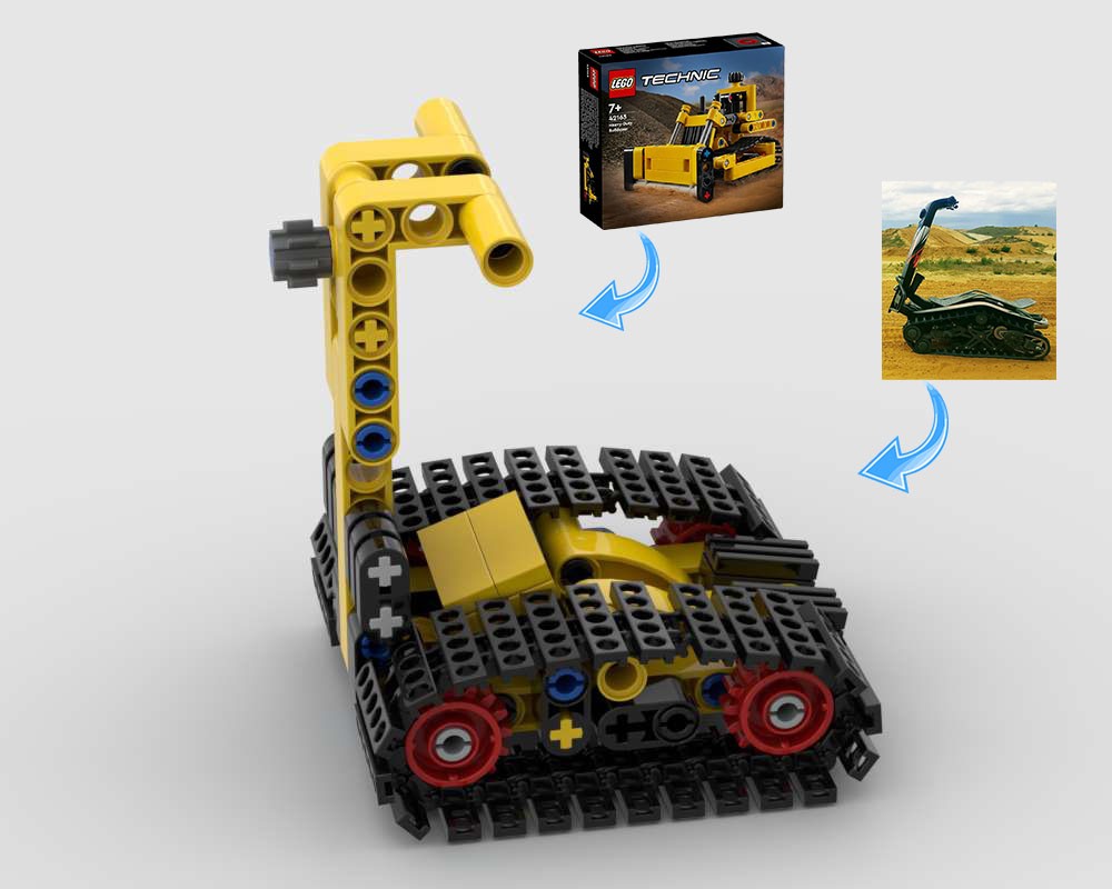 LEGO MOC Electric DTV Shredder 42163 Alternative. by ErikGS ...