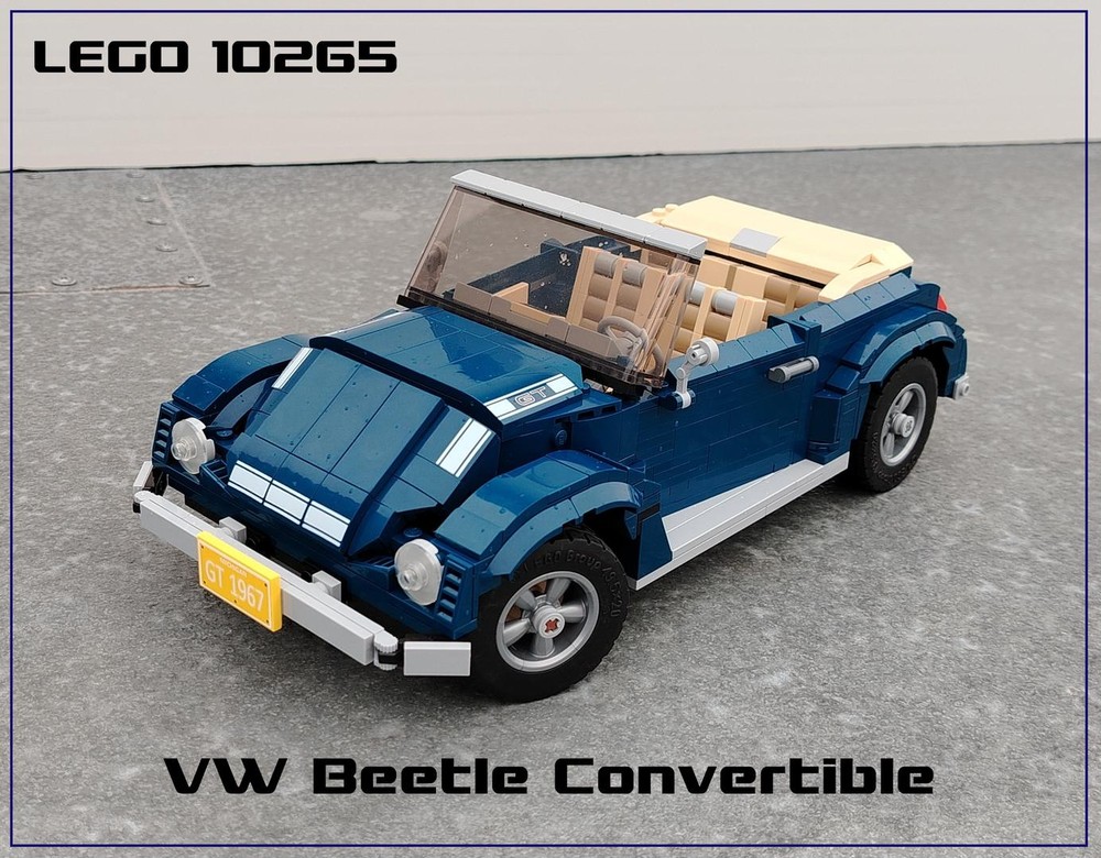 LEGO MOC VW Beetle Convertible by Kirvet | Rebrickable - Build with LEGO