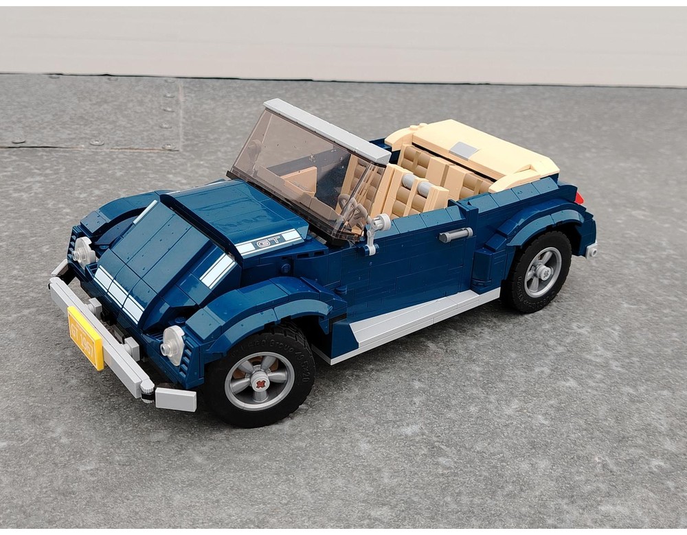 LEGO MOC VW Beetle Convertible by Kirvet | Rebrickable - Build with LEGO