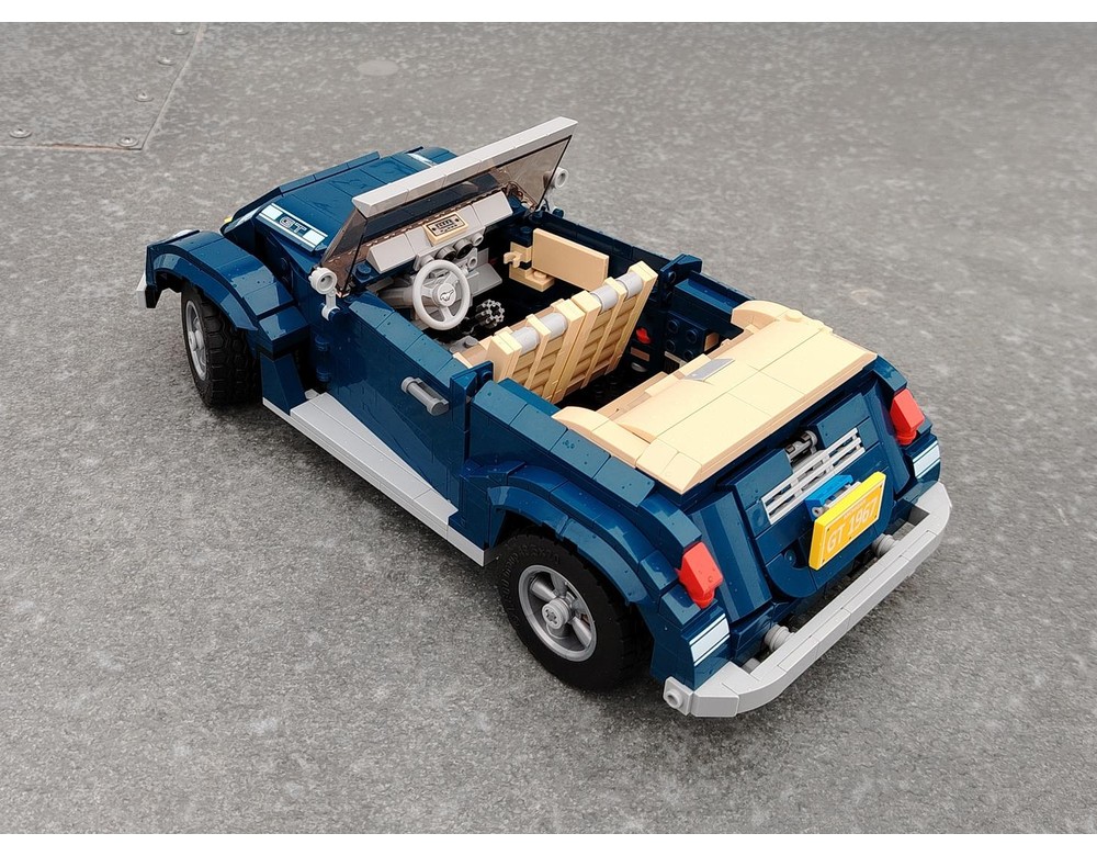 LEGO MOC VW Beetle Convertible by Kirvet | Rebrickable - Build with LEGO
