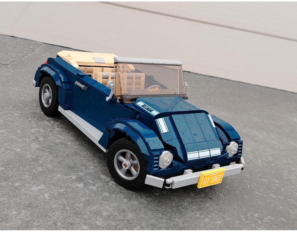 LEGO MOC VW Beetle Convertible by Kirvet | Rebrickable - Build with LEGO