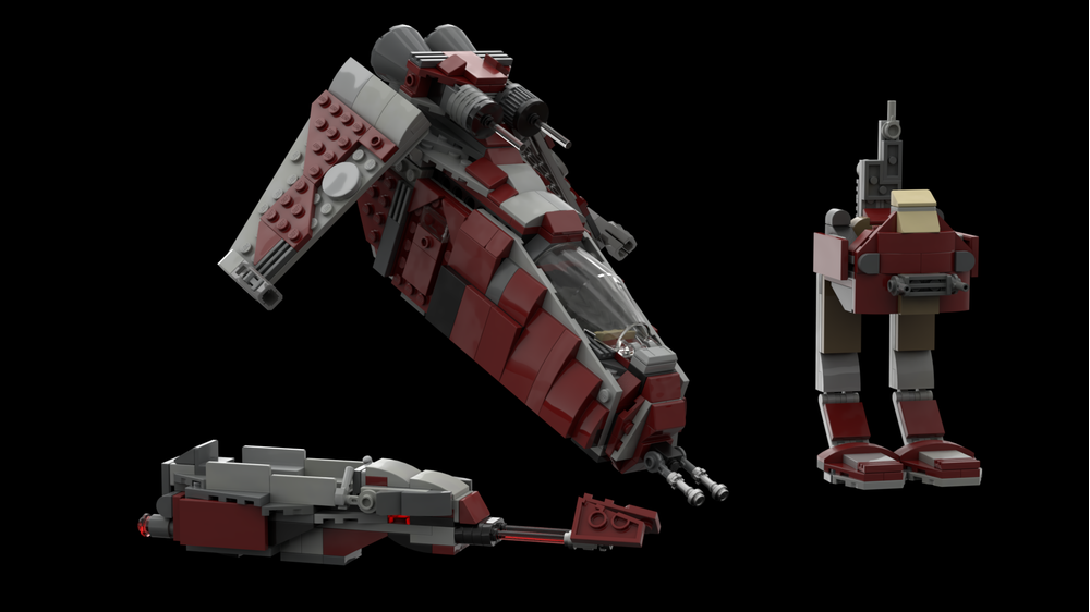 LEGO MOC Ahsoka Tano's Raid Squadron - 75362 Alternative by zsoltom ...