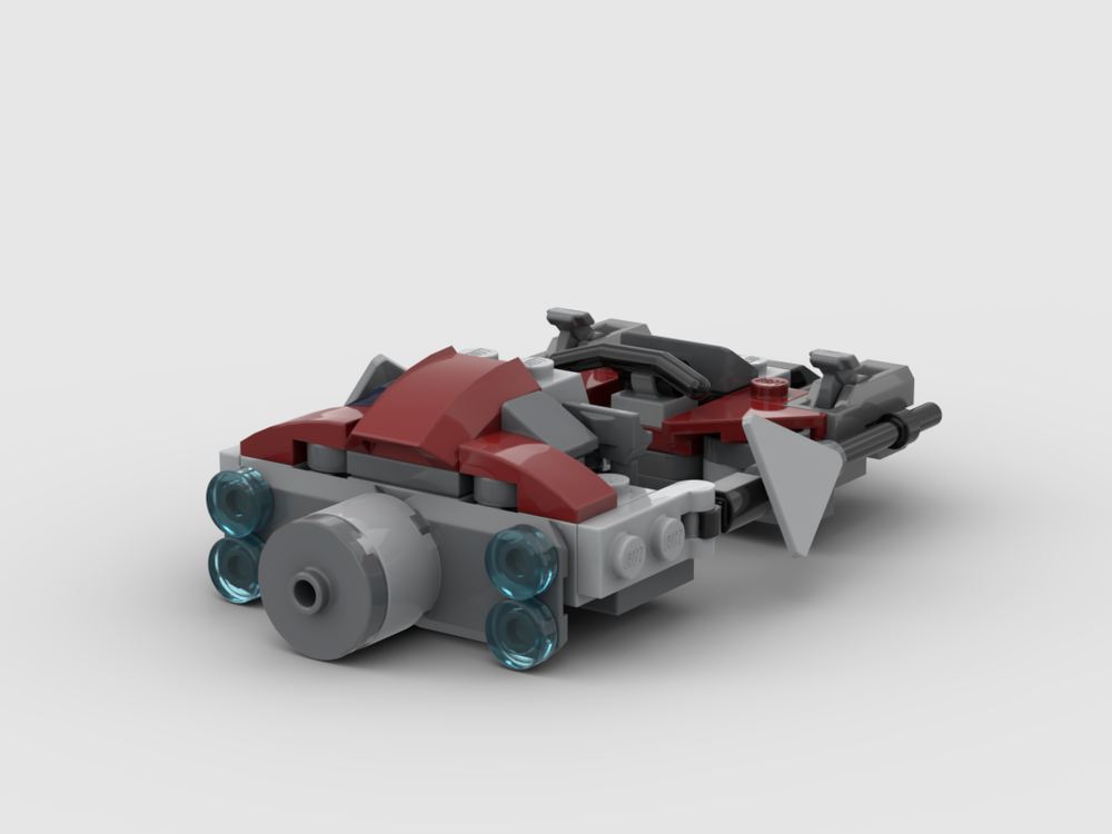 LEGO MOC Alt build speeder no additional piece (speeder and defensive ...