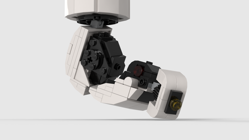 LEGO MOC GlaDOS (Minifig sized) by almanich | Rebrickable - Build with LEGO