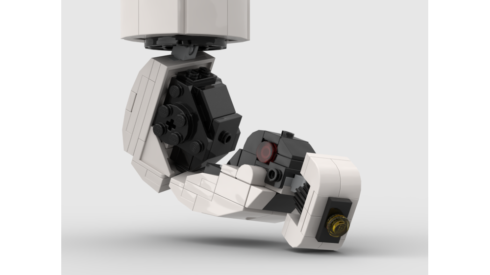 LEGO MOC GlaDOS (Minifig sized) by almanich | Rebrickable - Build with LEGO