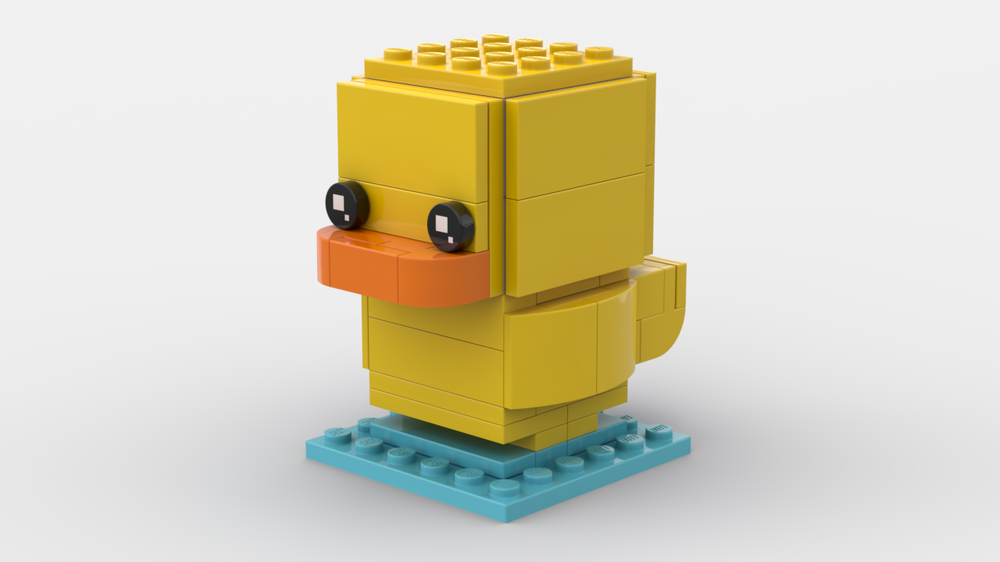 LEGO MOC Rubber Ducky Brickheadz by BrickCreator123 | Rebrickable ...
