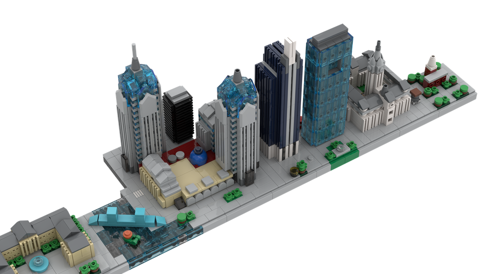 LEGO MOC Philadelphia skyline by kubak5 | Rebrickable - Build with LEGO