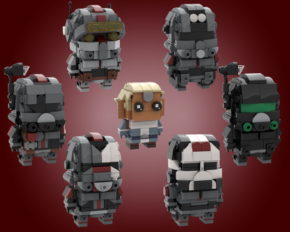 LEGO MOC The Bad Batch Brickheadz BUNDLE by Ant0noo | Rebrickable ...