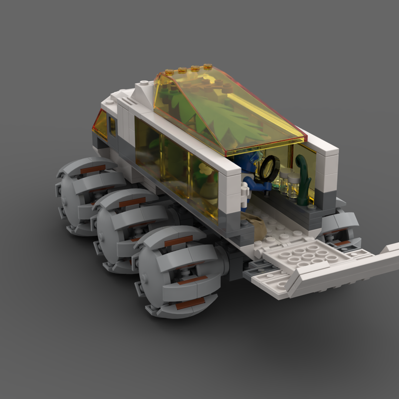 LEGO MOC Mobile Lab Rover by joey_bricks_things | Rebrickable - Build ...
