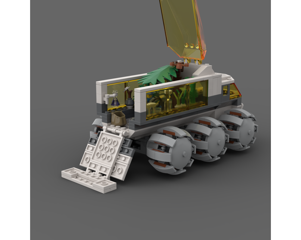 LEGO MOC Mobile Lab Rover by joey_bricks_things | Rebrickable - Build ...
