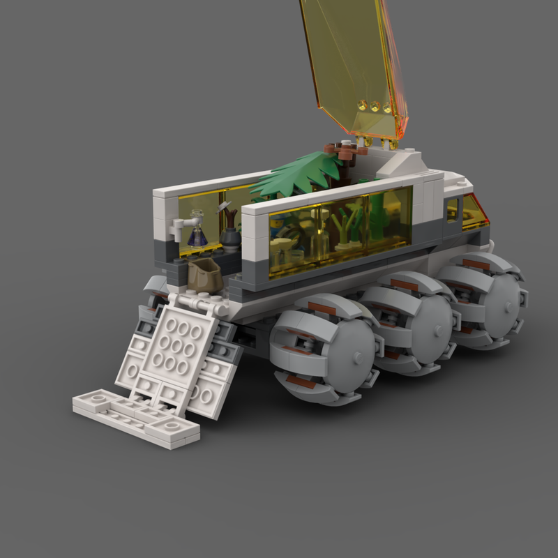 LEGO MOC Mobile Lab Rover by joey_bricks_things | Rebrickable - Build ...